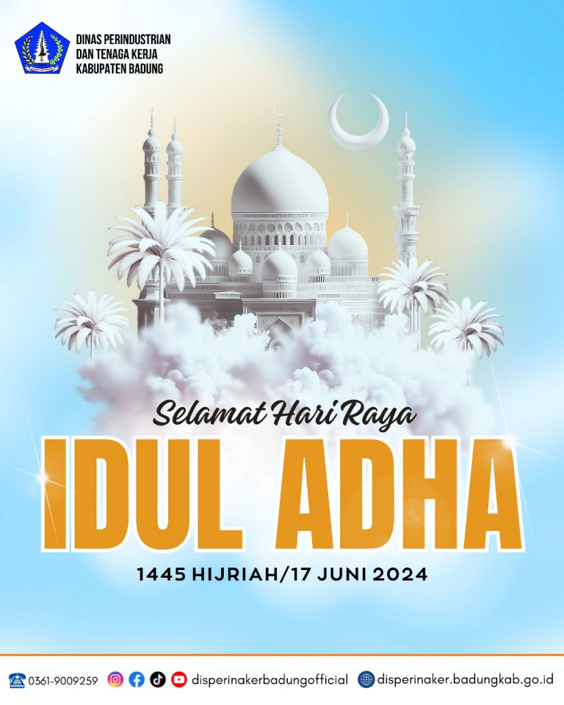 Selamat Hari Raya Idul Adha 1445 Hijriah ?? | Disperinaker Badung